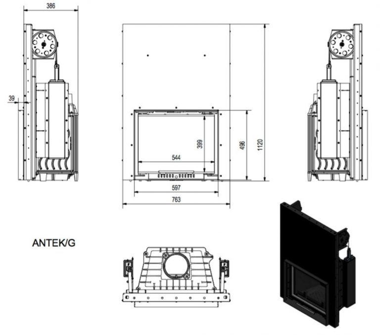 KRATKI ANTEK 10KW ΜΕ ΣΥΡΟΜΕΝΗ ΠΟΡΤΑ / 80-100m2 ΕΝΕΡΓΕΙΑΚΟ ΤΖΑΚΙ ...